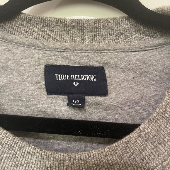 True Religion | Sweaters | True Religion Logo Crewneck Pullover | Poshmark